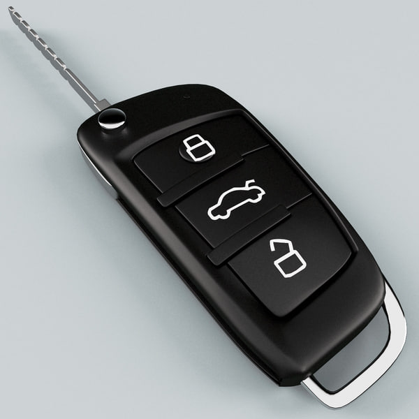 remote key fobs 3d model