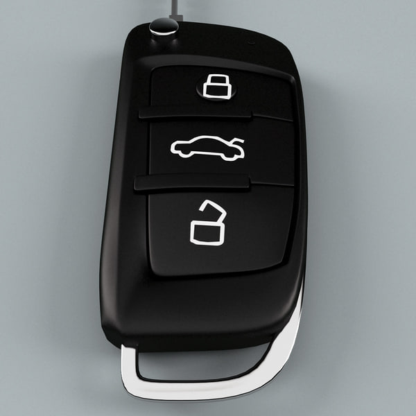 remote key fobs 3d model