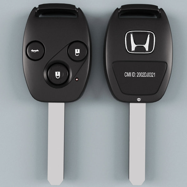 remote key fobs 3d model
