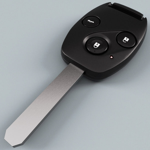 remote key fobs 3d model