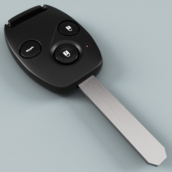 remote key fobs 3d model
