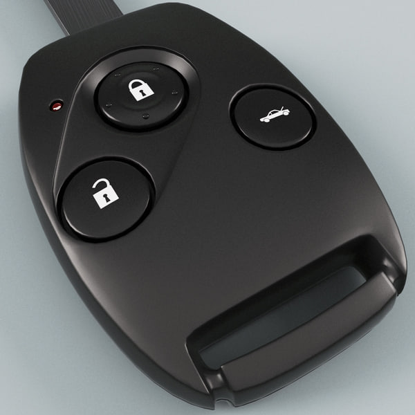 remote key fobs 3d model