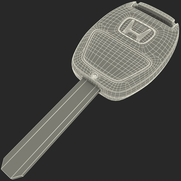 remote key fobs 3d model