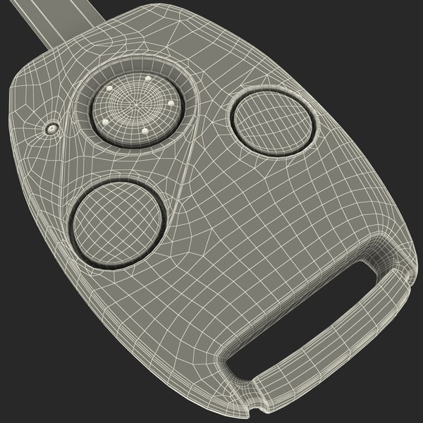 remote key fobs 3d model
