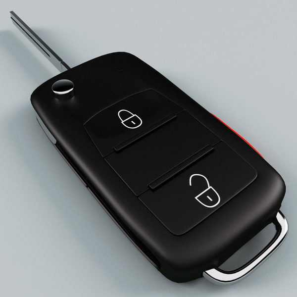 remote key fobs 3d model
