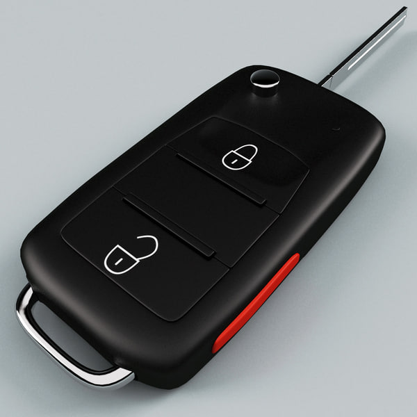 remote key fobs 3d model