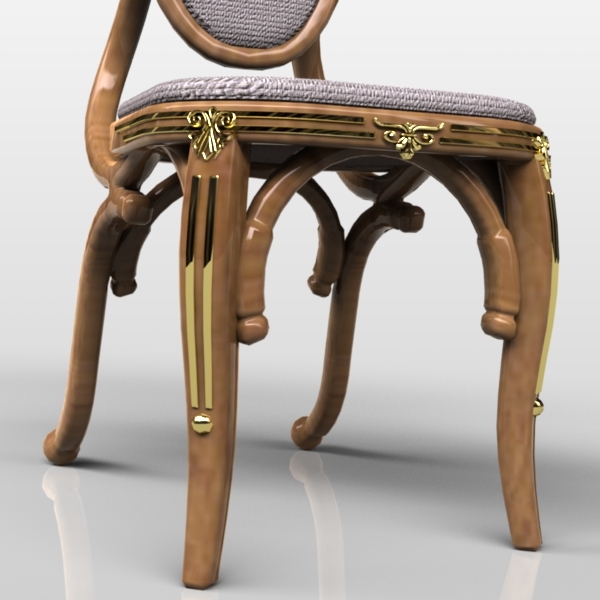 3d royal chair