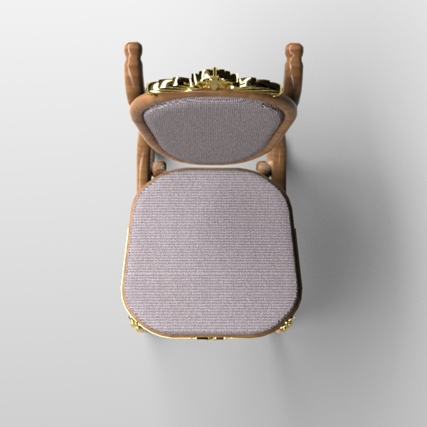 3d royal chair