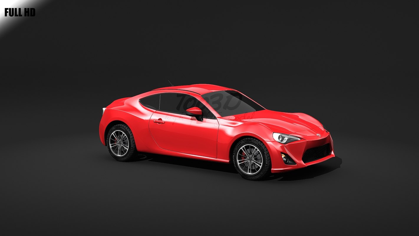 3d toyota ft-86 gt-86 model