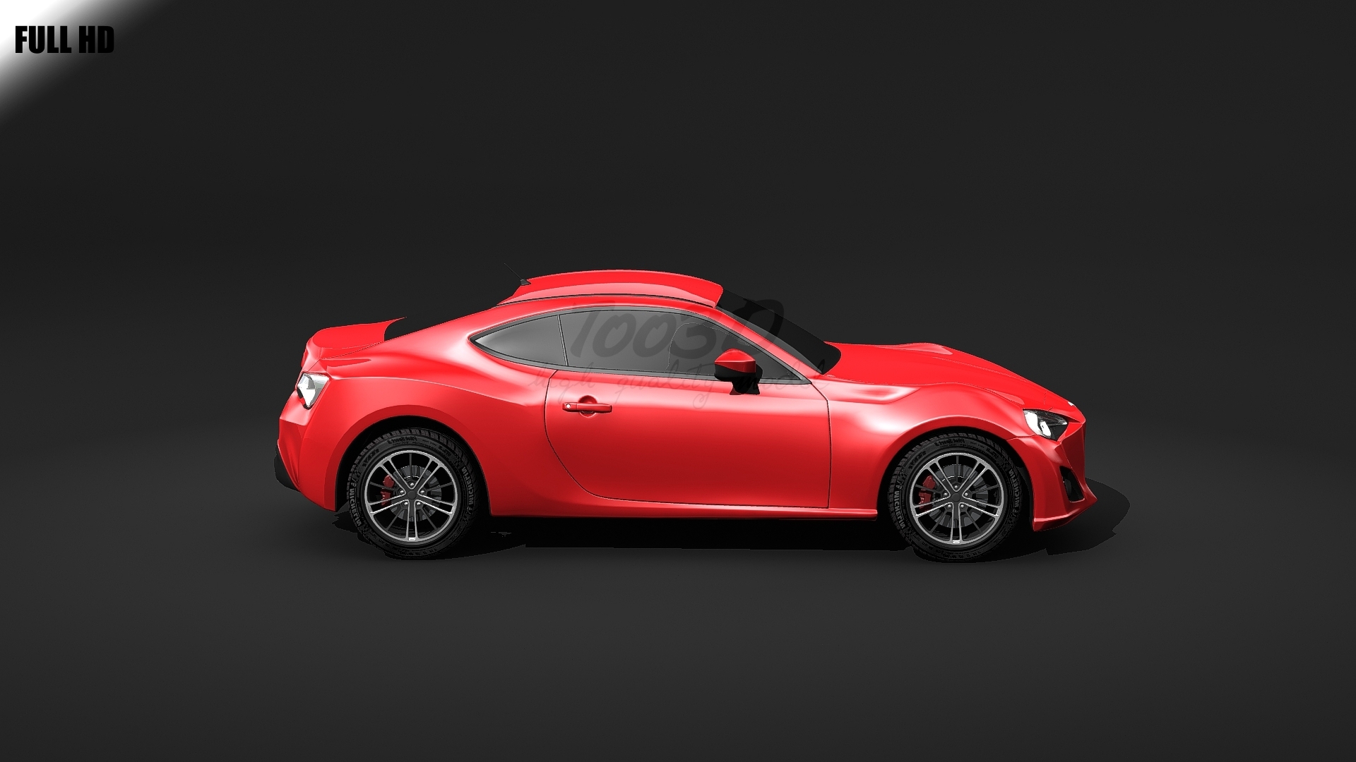 3d toyota ft-86 gt-86 model