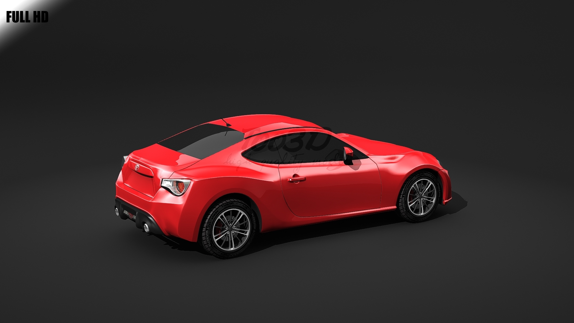 3d toyota ft-86 gt-86 model