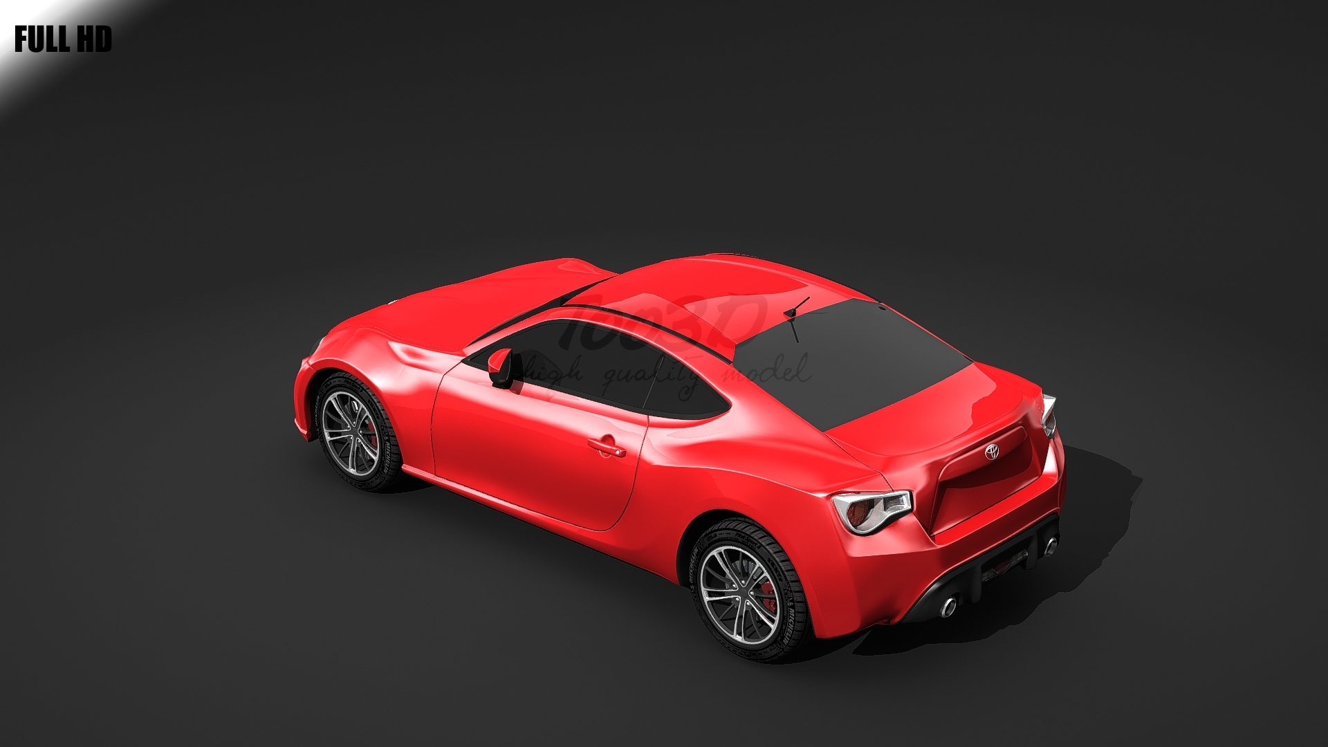 3d toyota ft-86 gt-86 model