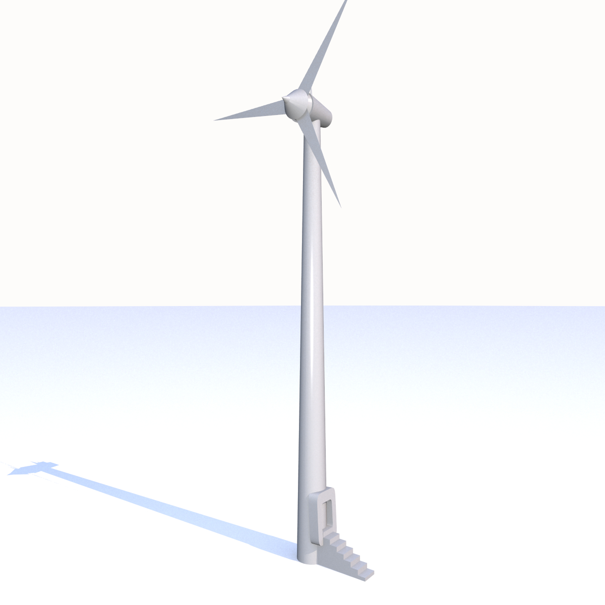 free wind turbine 3d model