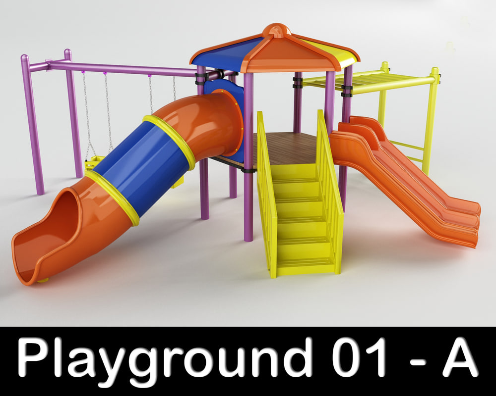 playground play 3d model