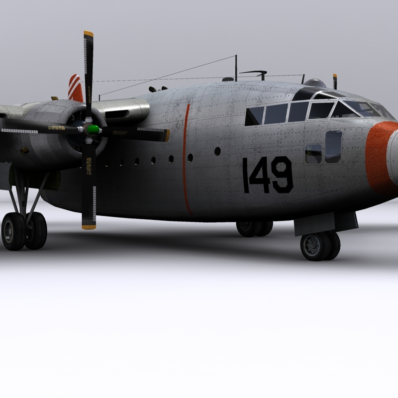 3d c-119 flying boxcar transport