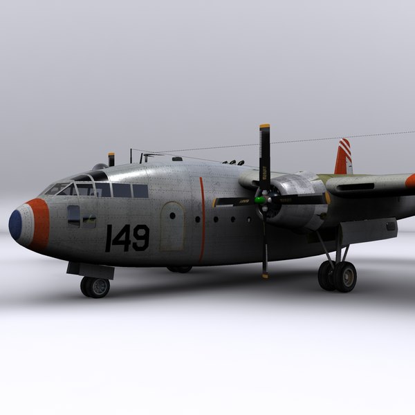 3d c-119 flying boxcar transport