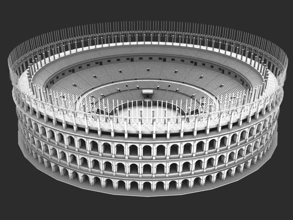 3ds max colosseum reconstruction
