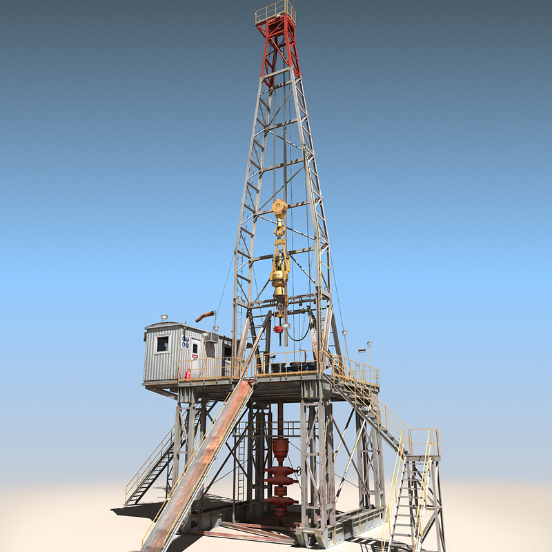 land rig 3d model