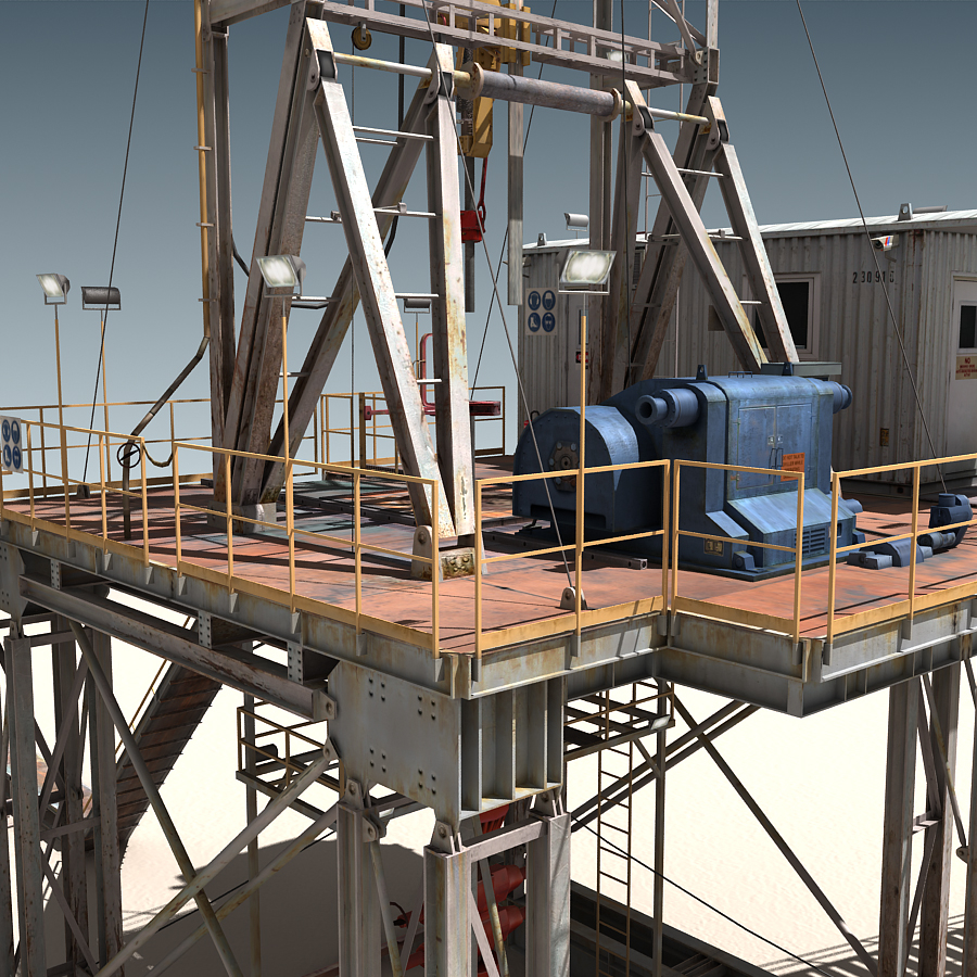 land rig 3d model