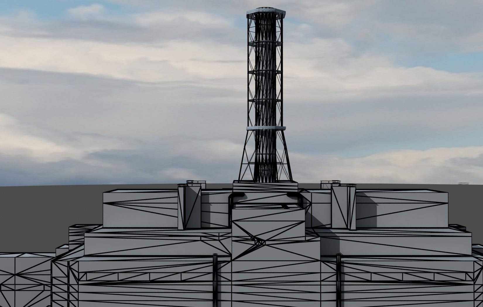 3dsmax chernobyl nuclear power plant