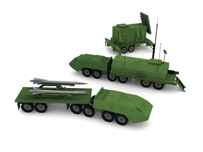 3d patriot missile model