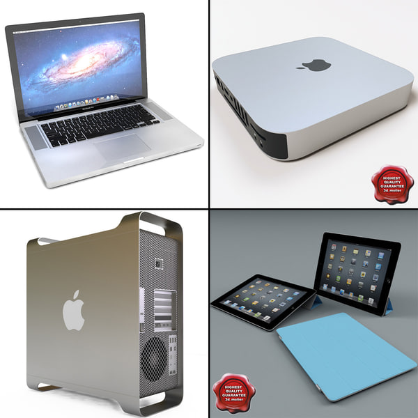 3d apple mac mini v2 model