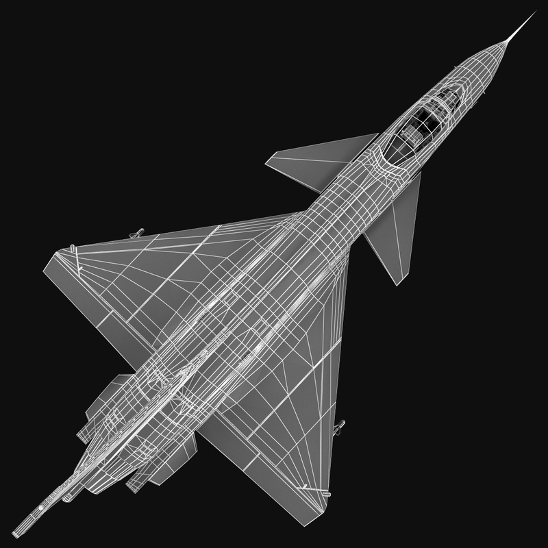 chengdu j-10 china fighter aircraft 3d c4d