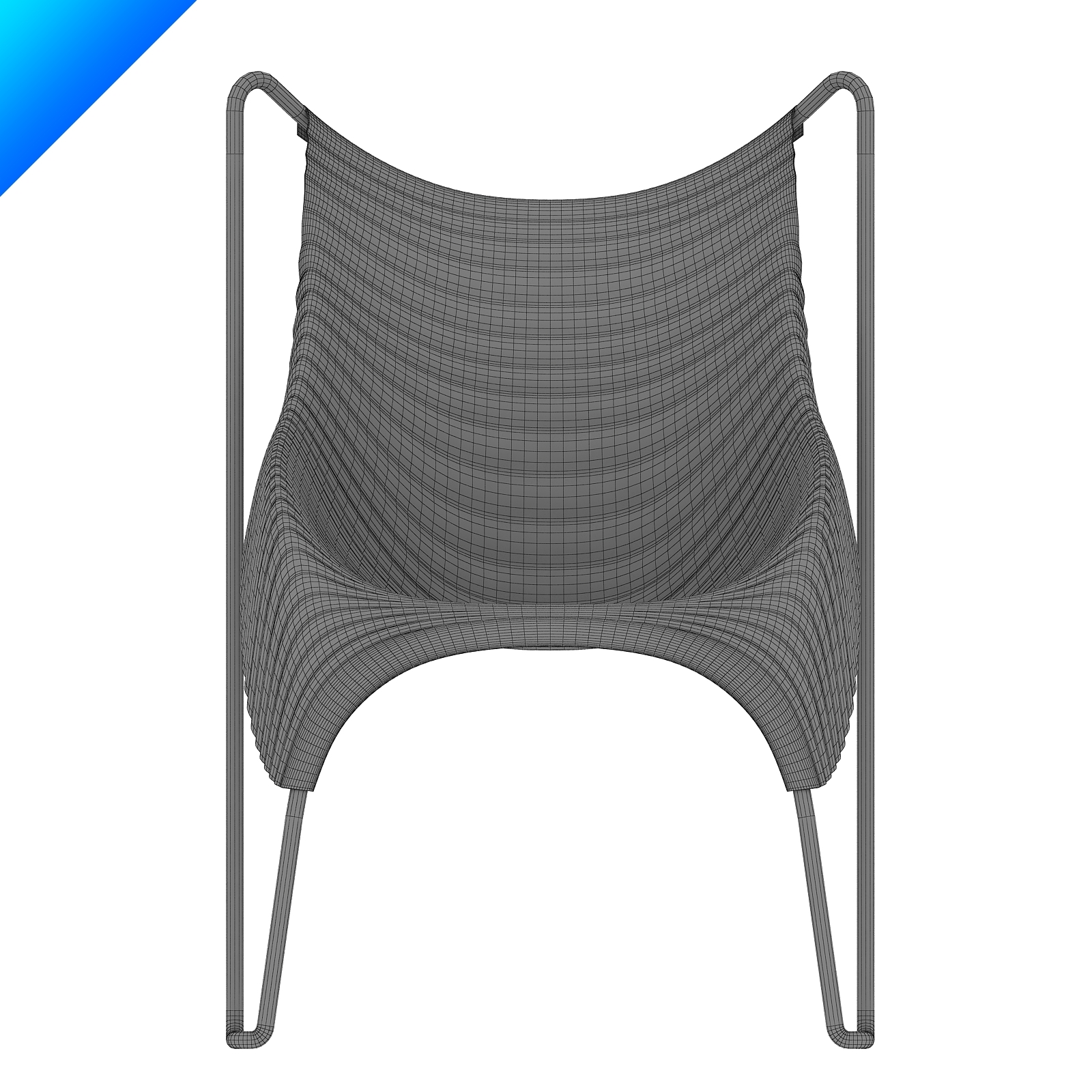 c4d wavy chair design ron arad