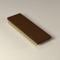 Computer Chip 3D Models for Download | TurboSquid