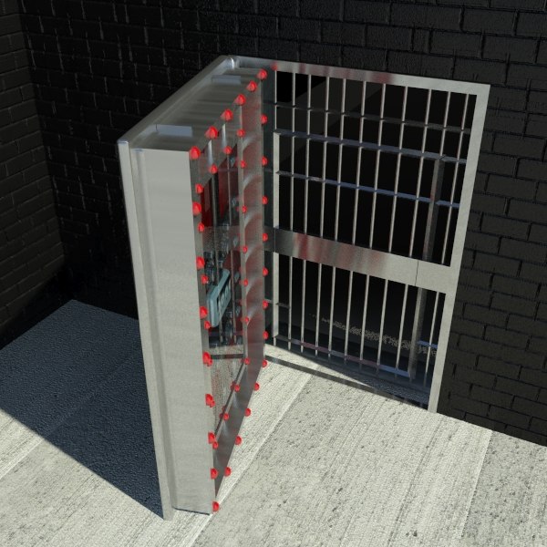 3d bank vault door