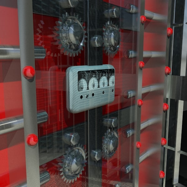 3d bank vault door