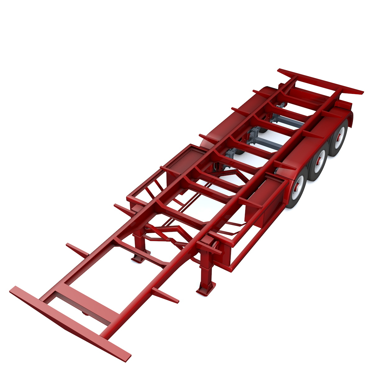 generic semi trailer 3d model