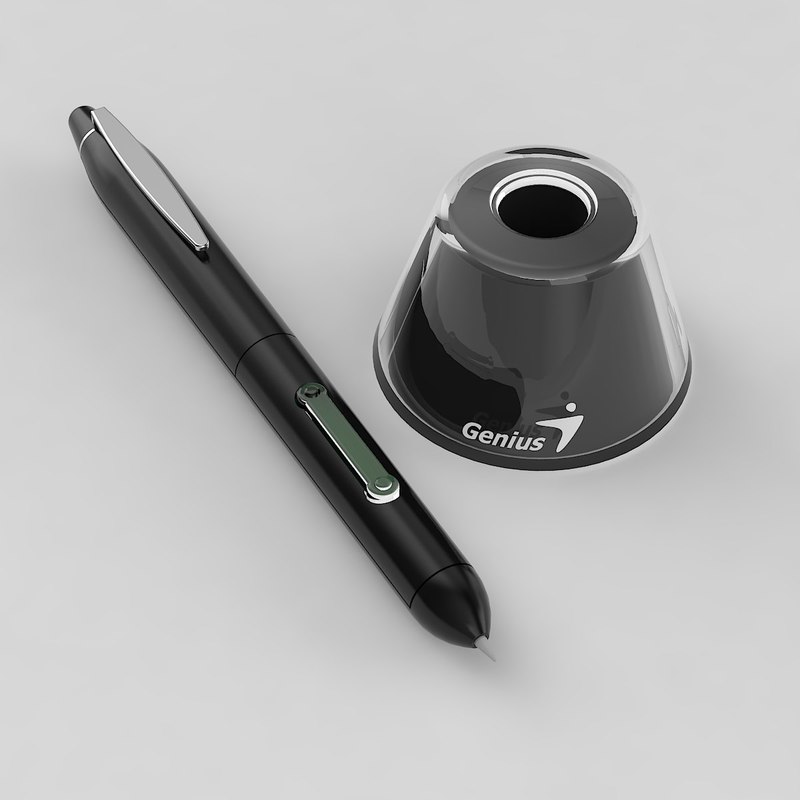 genius optic pencil 3d model