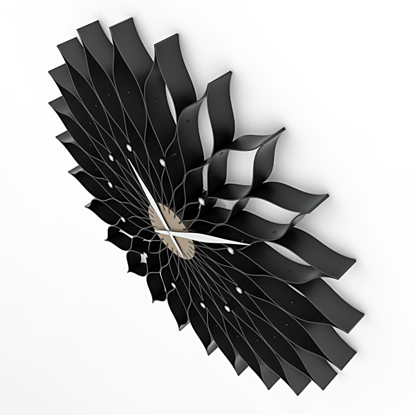 3d analog decorative wall clock model