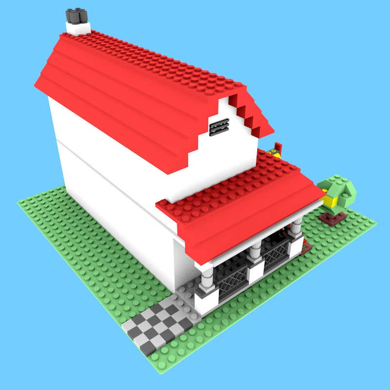 3ds lego house