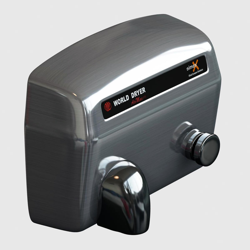 3d model hand dryers v2