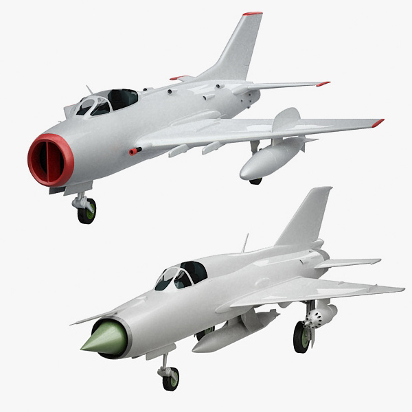 Free Low Poly Mikoyan-Gurevich MiG-21 3D Models for Download | TurboSquid