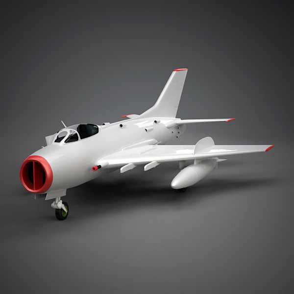mig-19 19 mig-21 3d model