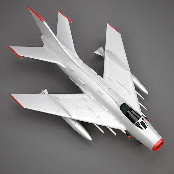 mig-19 19 mig-21 3d model