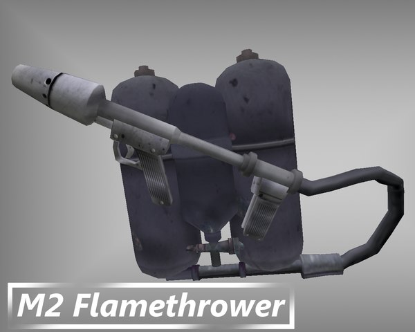 M2 Flamethrower 3D 모델 - TurboSquid 635847