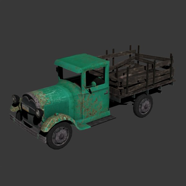 old pickup truck 3d model