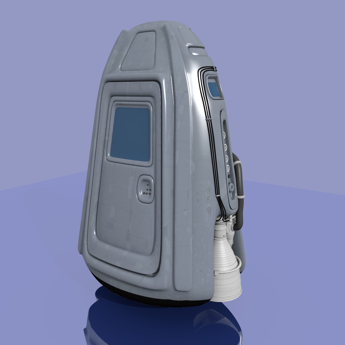 3d escape pod