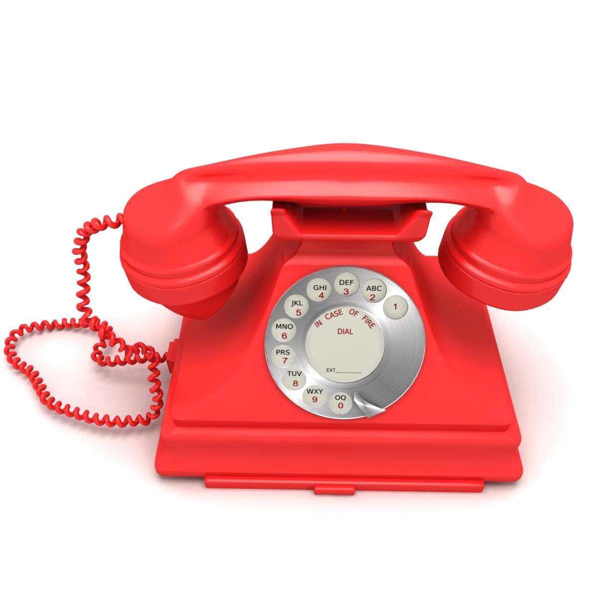 telephone phone 3d model