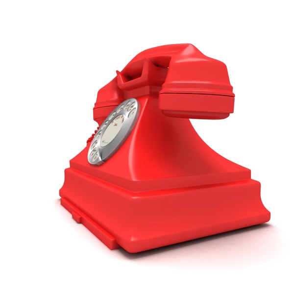 telephone phone 3d model