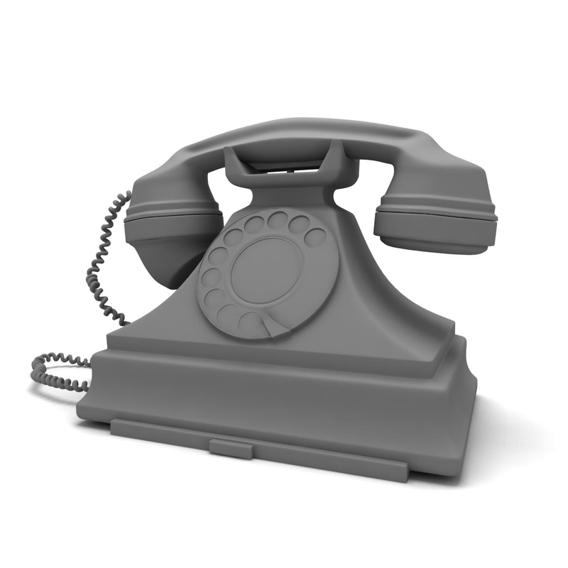 telephone phone 3d model