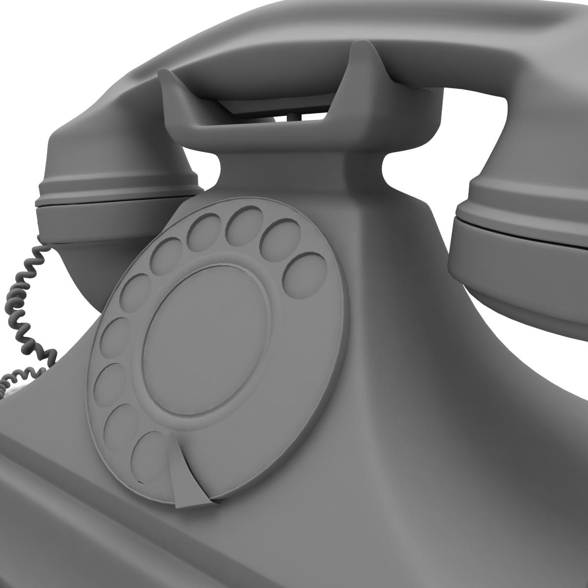 telephone phone 3d model
