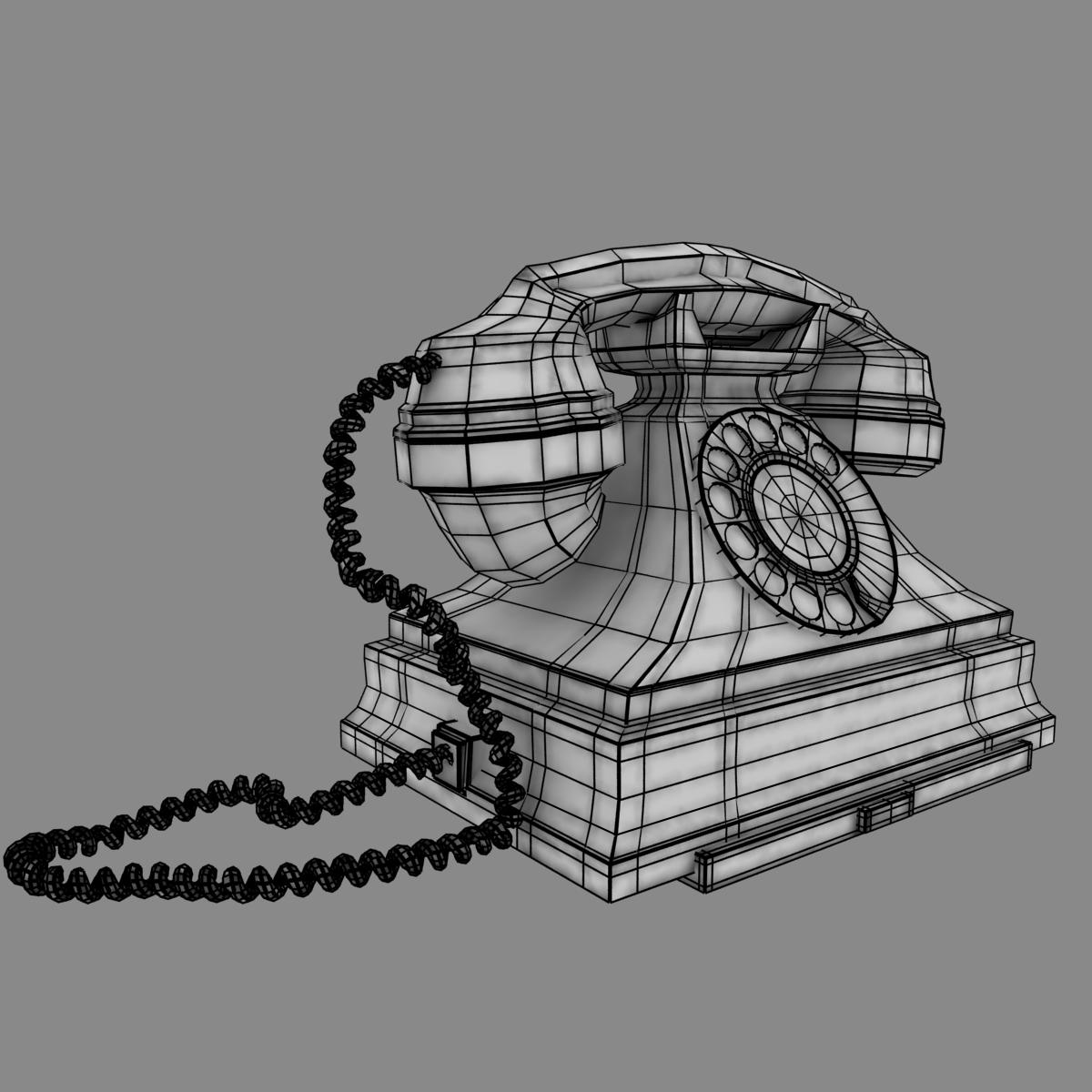 telephone phone 3d model