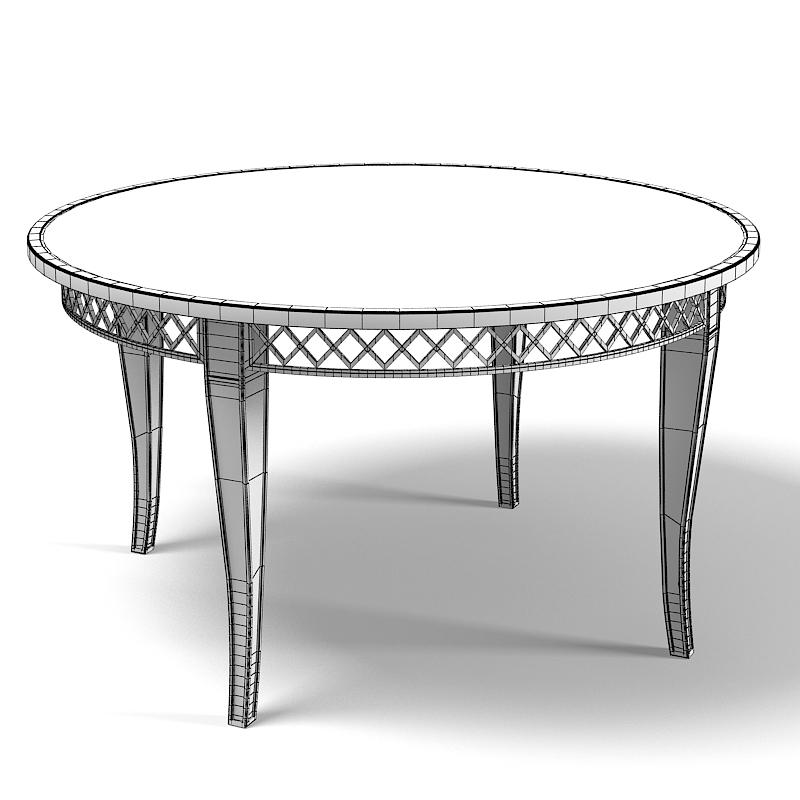 versace dining table 3d max