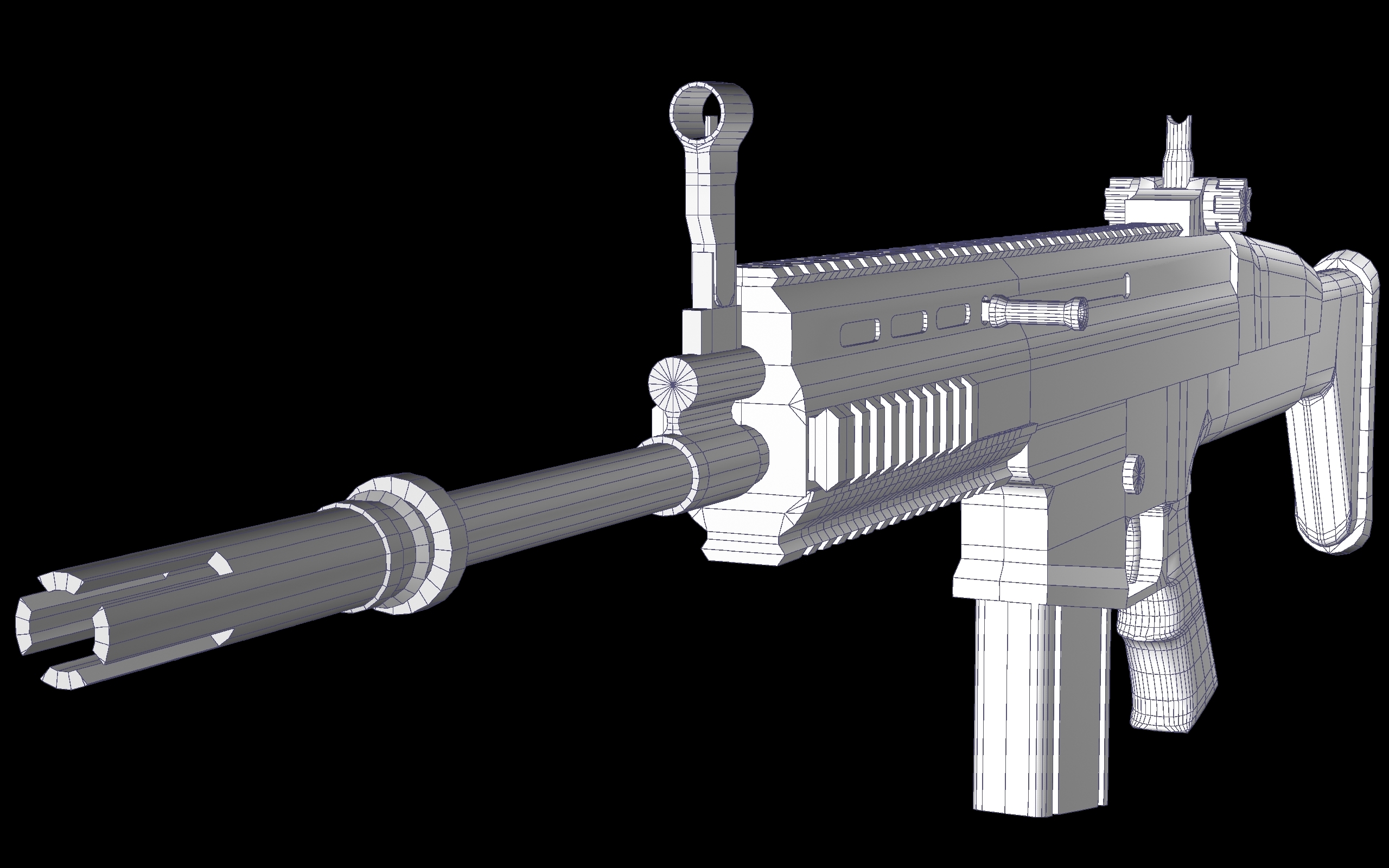 fn scar 3d model