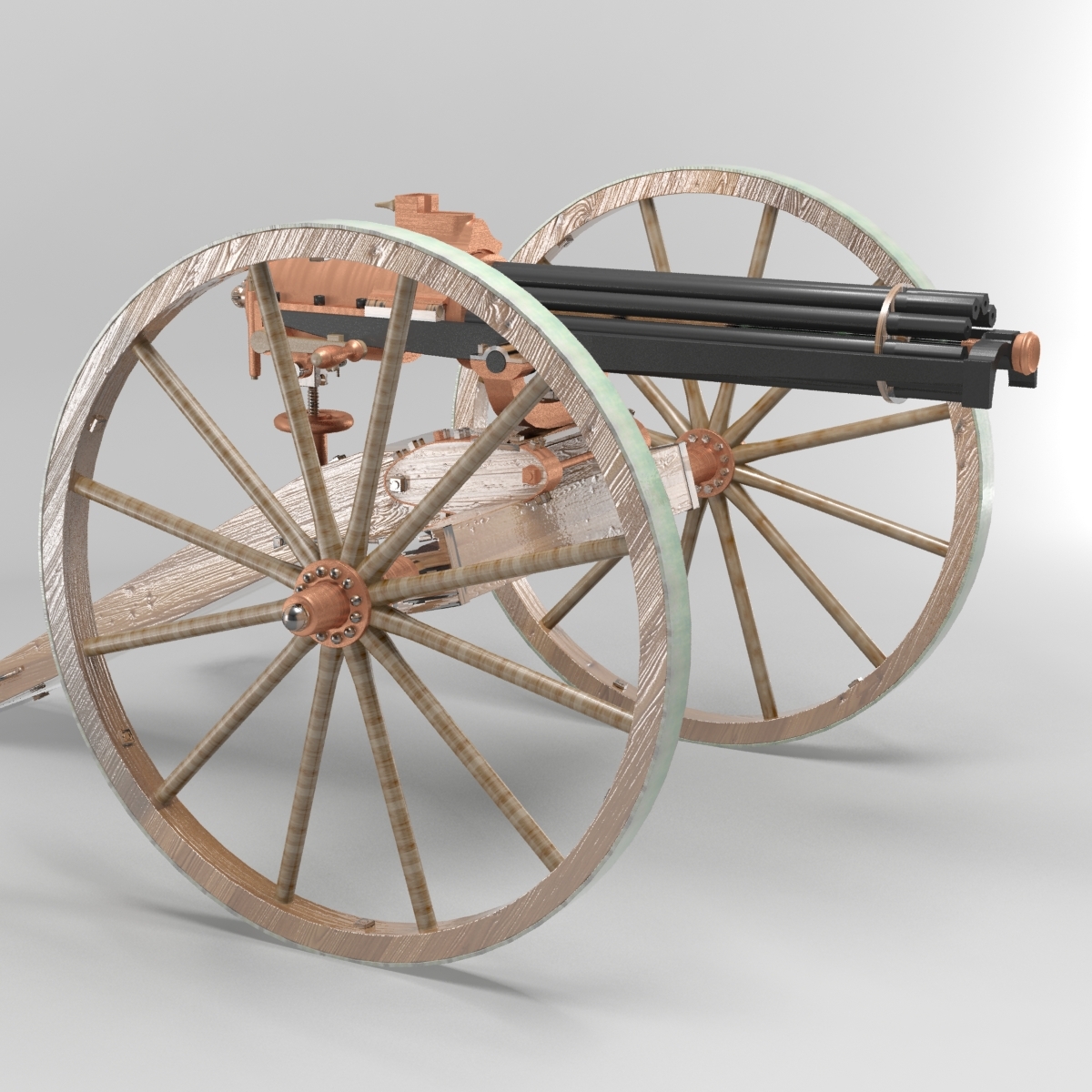 3d gatling gun